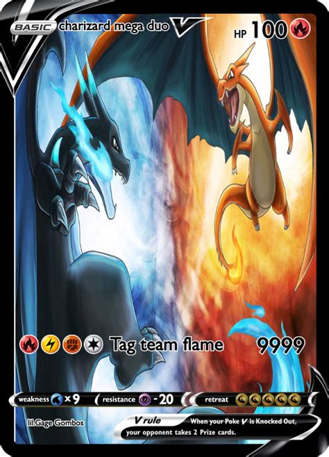 Charizard Mega Duo Pokecardmaker