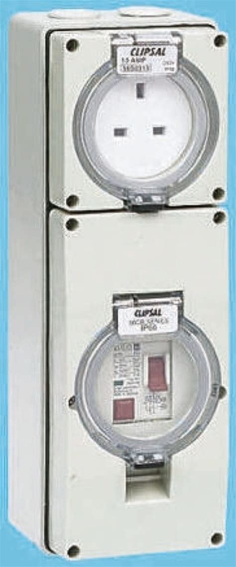 K56231gry Mk Electric Mk Electric Masterseal Plus 13 A Active 2 Rcd