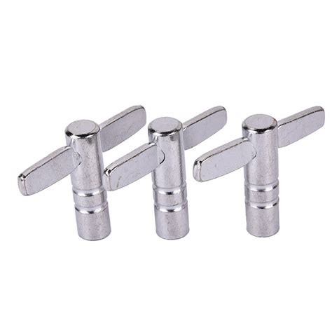 3 adet 1 5 gümüş Metal tambur cilt Tuning anahtar Grandado