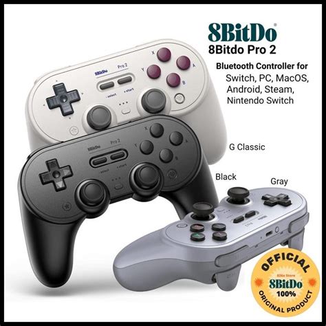 Jual 8bitdo Pro 2 Gamepad Bluetooth Controller Switch Pc Android Macos Ori Shopee Indonesia