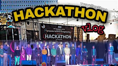 hackathon vlog traveling shoot youtube