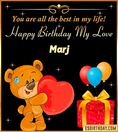 Happy Birthday Marj  🎂 Images Animated Wishes【28 S】