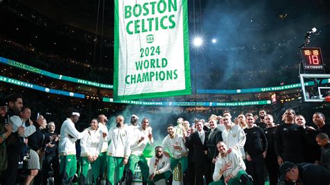 Celtics Celebrate Their 18th NBA Title With Banner Raising And Ring
