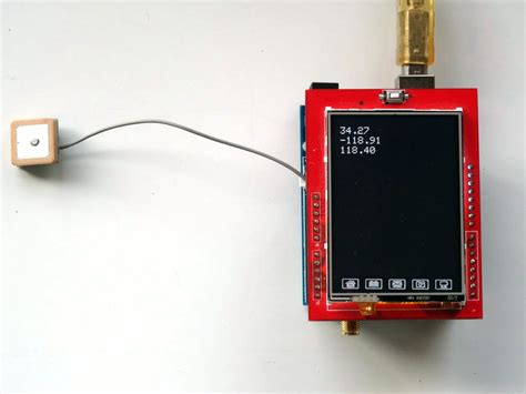 Arduino Uno And Visuino Gps Location Display With Gps And Tft Touchscreen Display Shields