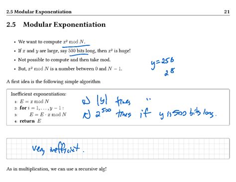 Ece406 Lecture 04 Sect 2 Modular Expontentiation And Gcd 2 Modular Exponentiation 21 2