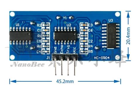 HC SR04超音波模塊 超聲波測距模塊 智能小車 Arduino現貨 Yahoo奇摩拍賣