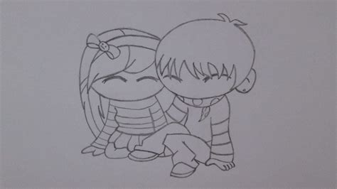 Cómo dibujar una pareja de enamorados YouTube
