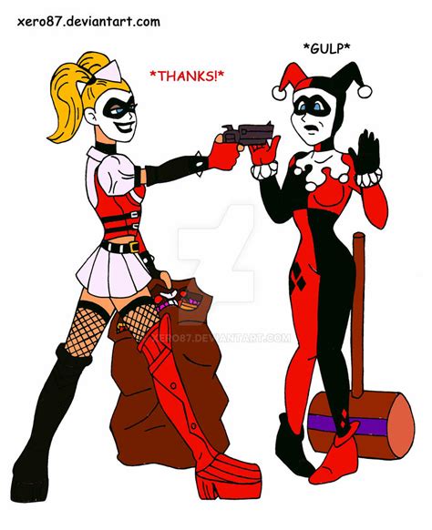 Harley Quinns Trick Or Treat By Xero87 On Deviantart