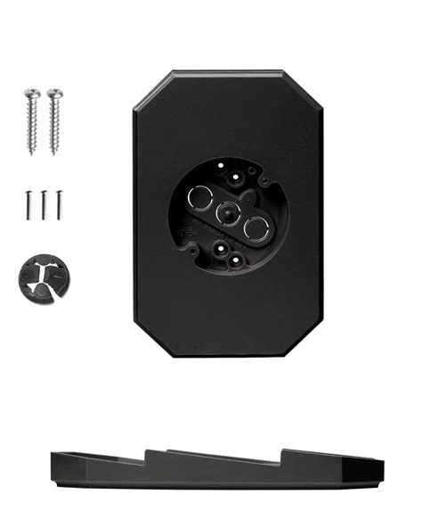 Siding Mounting Kit Black Siding Mounting Block With Built In Box