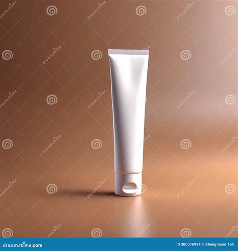 Tube Container For Toothpaste Or Cosmetic Cream Blank Generic Product