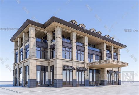 欧式会所模型su模型下载 Id108676552 建e室内设计网