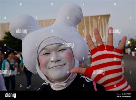 Paris 2024 And Japan Japanese Supporters Of The Japan Men S Football