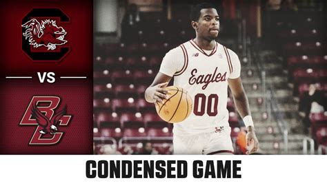 South Carolina Vs Boston College Condensed Game 2024 25 Acc Mens