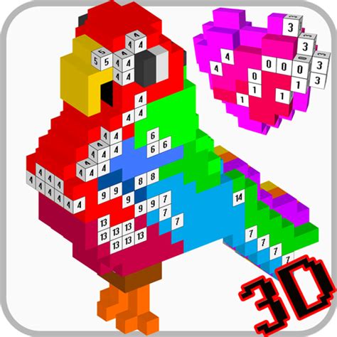 Pixel Voxel D PixVoxNU Color By Numbers Top Best New Games