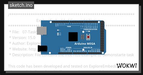 Rtosmega Wokwi Arduino And Esp32 Simulator