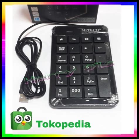 Hitam M Tech Numeric Keypad With 4 Office Hotkeys Numeric Keyboard Black Shopee Malaysia