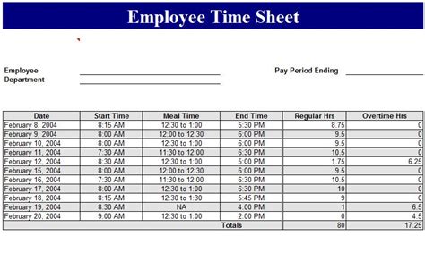Employee Timecard Template Excel Template Vercel App