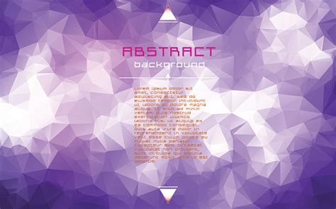 추상 낮은 폴 리 삼각형 배경입니다 미래 지향적인 패턴입니다 기하학적 인 다각형 디자인입니다 라일락과 흰색 색상입니다 0명에 대한 스톡 벡터 아트 및 기타 이미지 Istock