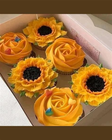 How To Make Sunflower Cupcakes Artofit