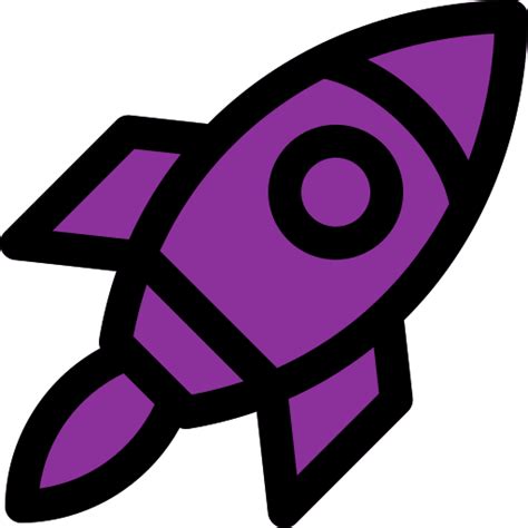 Icono De Cohete Generic Outline Color