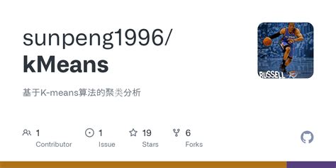 GitHub sunpeng kMeans 基于K means算法的聚类分析