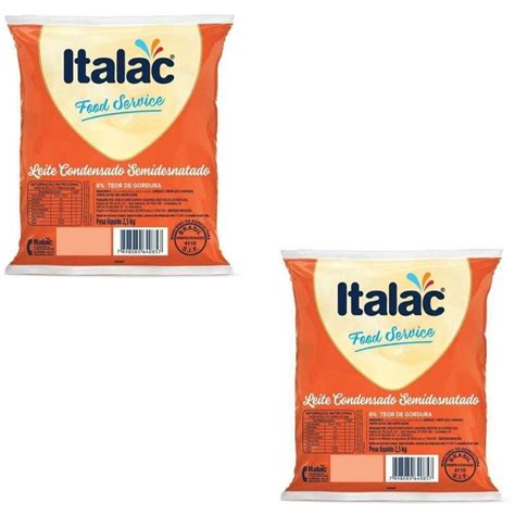 Leite Condensado Semidesnatado Bag 2 5kg Italac Casas Bahia