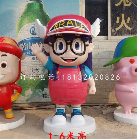 玻璃钢卡通人物阿拉蕾雕塑 卓景雕塑公司