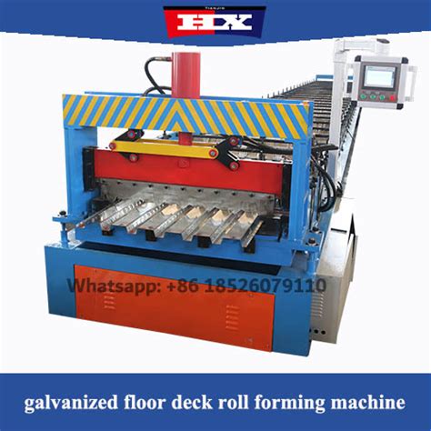 Metal Floor Decking Forming Machine Zinc Coil America