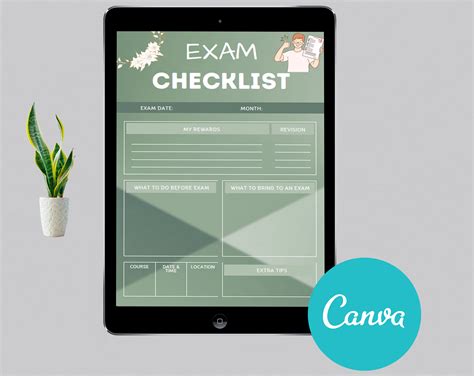 Exam Study Checklist Eloquens