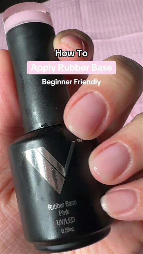 How To Apply Rubber Base Tutorial Beginner Friendly Gel Nails
