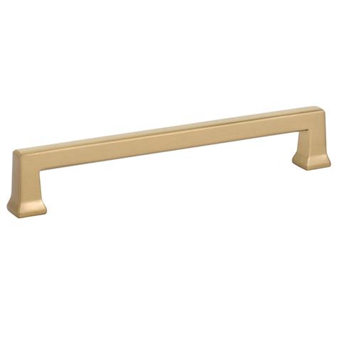 Art Deco Collection 6 Centers Alexander Pull In Satin Brass By Emtek Hardware 86426us4