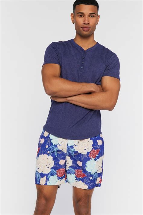 Floral Print Swim Trunks Forever21us