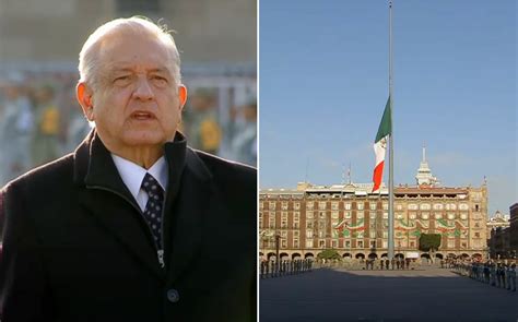 Con bandera a media asta honran a las víctimas de los sismos de y en México