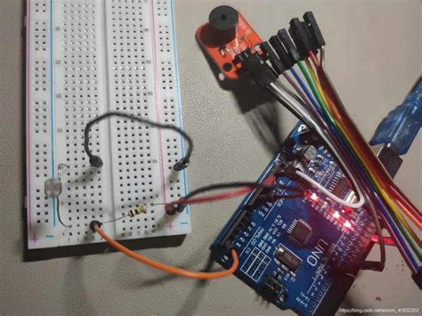 arduino笔记实验 初级阶段 —光控声实验 无源蜂鸣器 光敏电阻蜂鸣器报警arduino csdn博客