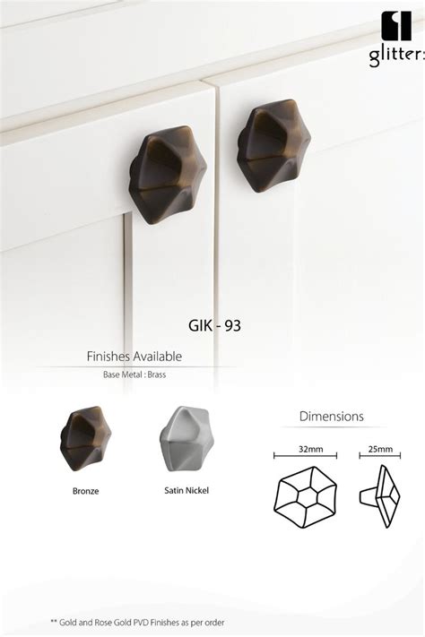 Buy Hexagon Brass Knobs Vintage Style Dresser Drawer Pull For Cabinets Decorative Antique
