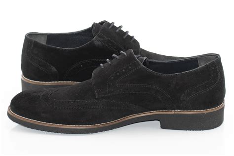 Black Suede Brogue Derby Lace Ups — Dolce Vita Men