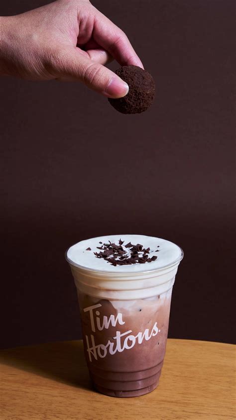 Best Combination ลองดิป Maple Coffee Timbits บน Chocolate Cheese Foam