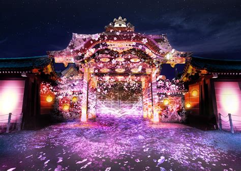 Nijo Castle Light Up 2024 Valli Isabelle