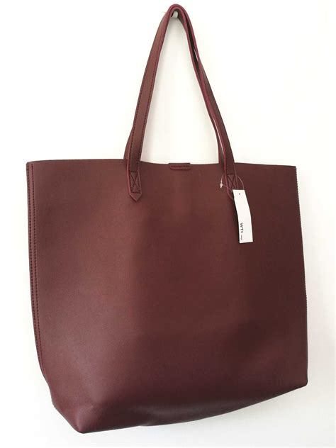 Oversized Tote Bag For Women Black And Brown Leather Totes Worthtryit
