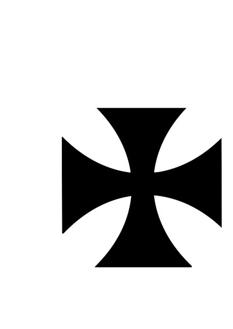 Download Iron Cross Silhouette Svg Freepngimg