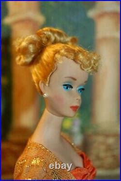 Original Vintage Mattel Tm Barbie Doll Blond Ponytail Sold Nude Vintage Japan Doll