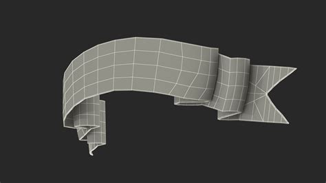 리본 배너 곡선 레드 3d 모델 15 3ds Blend C4d Fbx Max Ma Lxo Obj Gltf Upk Unitypackage Usdz