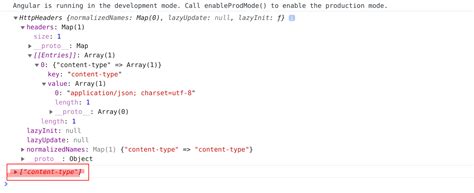node js angular 6 client does not display headers while chrome