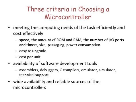 The 8051 Microcontroller 8051 Basic Component
