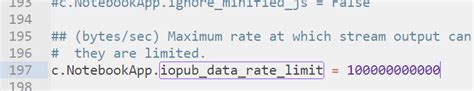 Iopub Data Rate Exceeded错误 耀扬 博客园