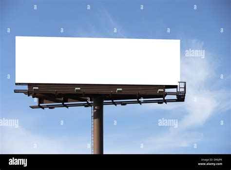A Blank Billboard For You To Add Your Text Or Image To Stock Photo Alamy