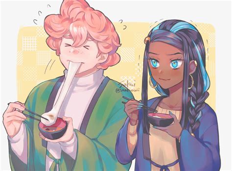 Nessa And Milo Pokemon And 1 More Drawn By Sakai Motomei Danbooru