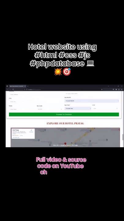 hotel website html css js php viral 💥💥💥💥💥💥💻💻 coding youtube