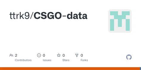 GitHub Ttrk CSGO Data