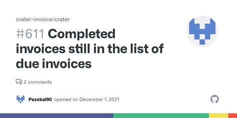Completed Invoices Still In The List Of Due Invoices Issue